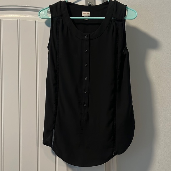 Merona | Tops | Merona Nwot Black Blouse With Cutout Detailing | Poshmark